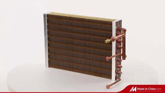 Custom Stainless Steel AC Condenser Coil with Hydrophilic Foil