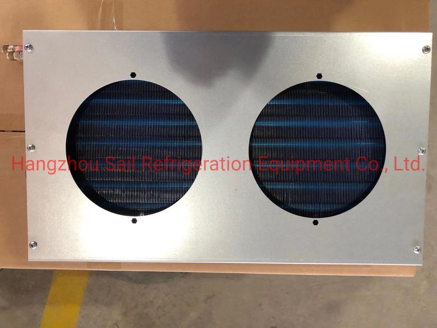 CF2Cl2 Chilled Water Coils Finned Evaporator Steamed